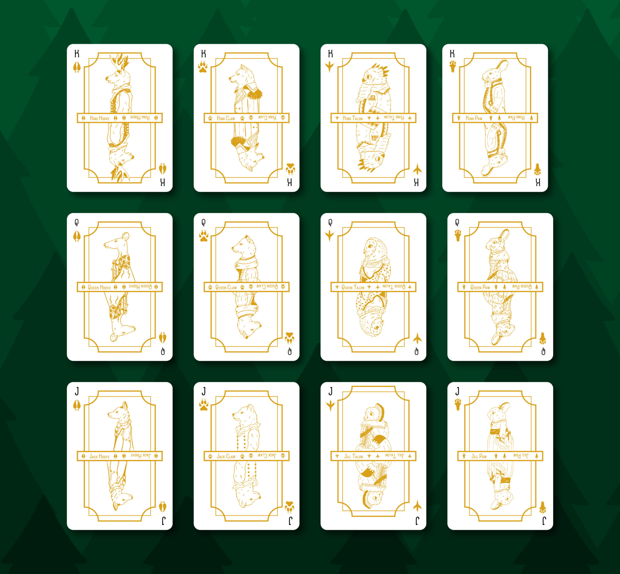 Wilderness Playing Cards - Shawna Huskey Portfolio